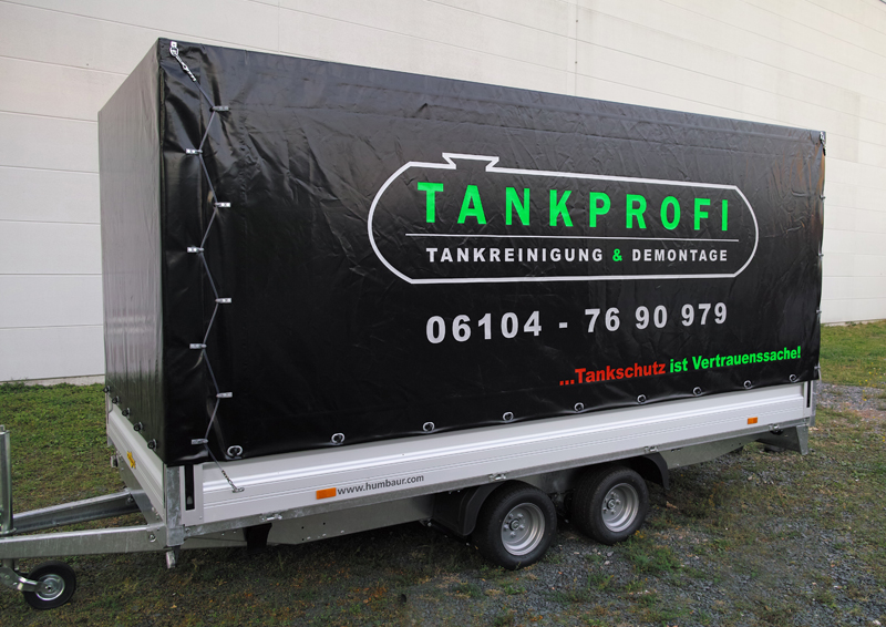 Kfz-Aufkleber für Anhänger mit Planen, PlanenAufkleber, Beschriftungen ...